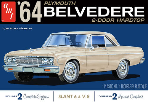 AMT/ERTL 1188 Plymouth Belvedere with Slant 6 Engine (1964)