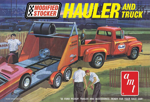 AMT/ERTL 1310 Ford Pick-Up "Modified Stocker Hauler" Gulf (1953)