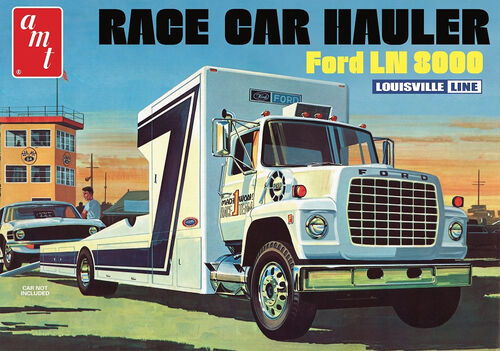 AMT/ERTL 1316 Ford LN 8000 Race Car Hauler