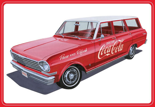 AMT/ERTL 1353 Chevrolet Chevy II Nova Wagon with Crates Coke (1963)