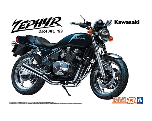 Aoshima 06395 Kawasaki ZR400C ZEPHYR '89