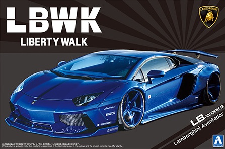Aoshima 05991 LB-WORKS Lamborghini Aventador Ver.2