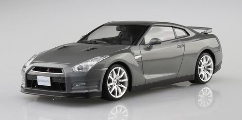Aoshima 06244 NISSAN R35 GT R 2014 DARK METAL GRAY