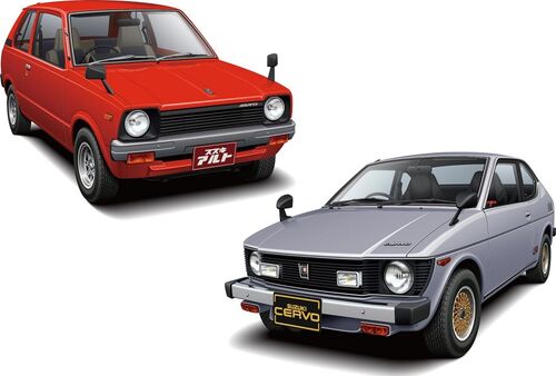 Aoshima 06423 SUZUKI SS30V ALTO/SS20 CERVO 1979