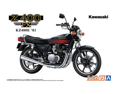 Aoshima 06444 KAWASAKI KZ400E Z400FX '81