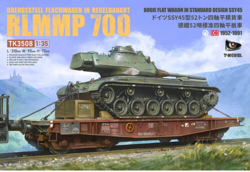 T-Model TK3508 Drehgestell Flachwagen Ssy45 RLMMP700