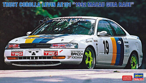 Hasegawa 20758 Trust Corolla Levin AE101 '1992 Macau Guia Race'