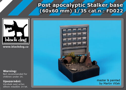 Black Dog FD022 Post Apocalyptic Stalker Base (60 x 60 mm)