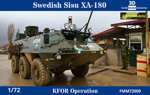 FinMilModels 72009 Swedish Sisu Xa-180 - KFOR Operations