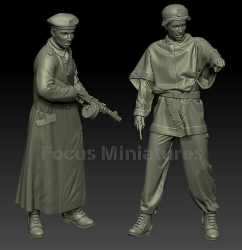 FOCUS MINIATURES 4843 The First Days of The Warsaw Uprising 1944 (2 Figures)