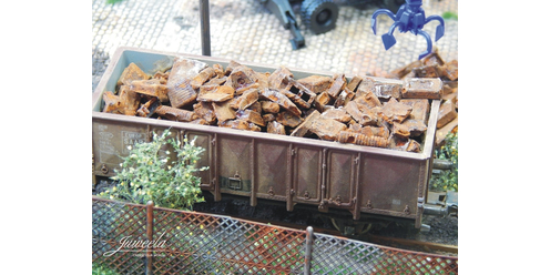 Juweela 28187 Industrial Scrap Rusty (75 g)