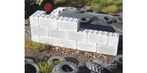 Juweela 28330 Concrete Blocs with Nubs 8/4 (20 + 10 pcs)