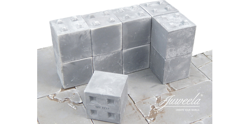 Juweela 23431 Concrete Blocs with Nubs 4 (18 pcs)