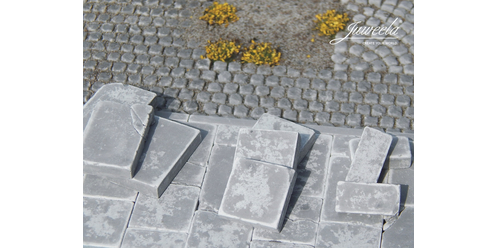 Juweela 23432 Sidewalk Slabs - 3 Sizes (48 pcs)