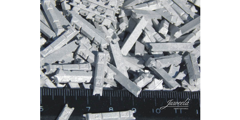 Juweela 23472 Aluminium Ingots (140 g / app. 400 pcs)