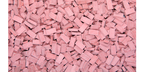 Juweela 24019 Bricks (RF) Light Brick-Red (2000 pcs)