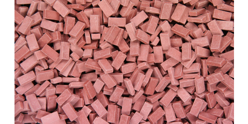 Juweela 24028 Bricks (RF) Dark Brick-Red (1000 pcs)