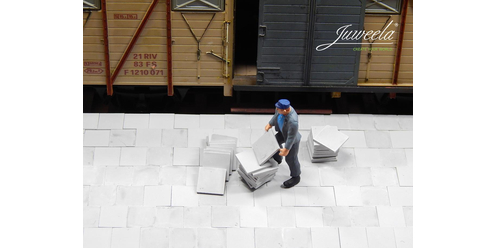 Juweela 24149 Plates Light Grey - (420 pcs / 50 x 50)