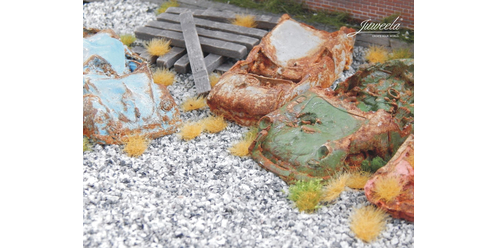 Juweela 24168 Scrap Cars Rusty (2 pcs)