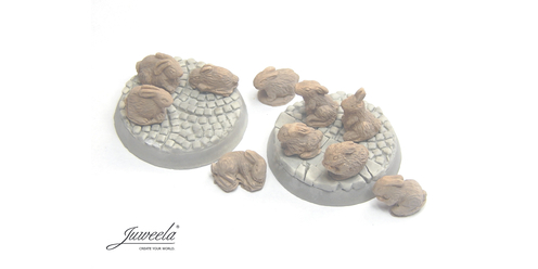 Juweela 25023 Rabbits (11 pcs)