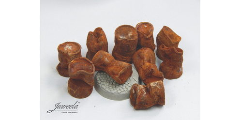 Juweela 25031 Old Drums Rusty - Medium (10 pcs)