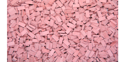 Juweela 27023 Bricks (RF) Light Brick-Red (5000 pcs)
