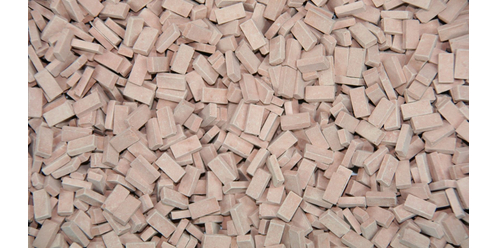 Juweela 27076 Bricks (RF) Medium Terracotta (2000 pcs)