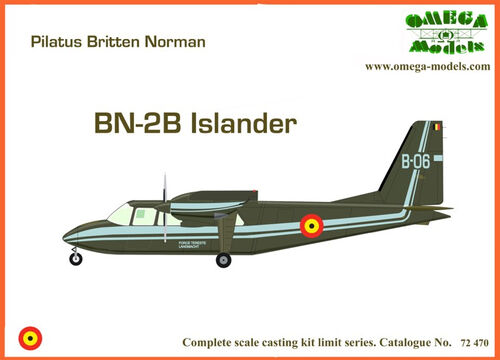 Omega Models 72470 Pilatus Britten-Norman BN-2T Islander (Belgium)