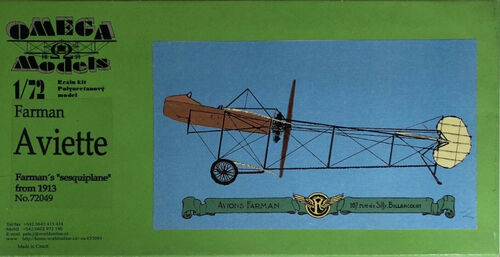 Omega Models 72049 Farman Aviette (France)
