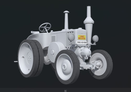 Peddinghaus-Decals 72F344 Lanz Buldog Tractor (1939 / 3D-Printed)