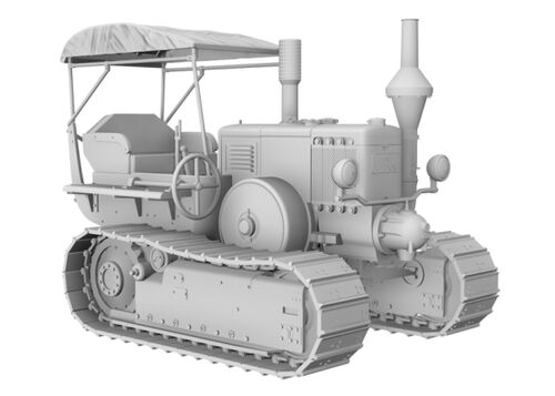 Peddinghaus-Decals 72F355 Lanz Bulldog with Solid Chains and Roof (3D-Printed)