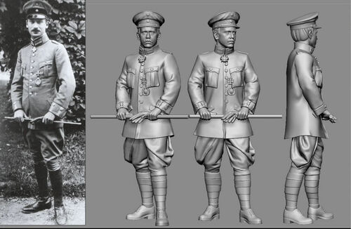 Peddinghaus-Decals 32074 German WWI Aces - Wilhelm Frankl (3D-Printed)