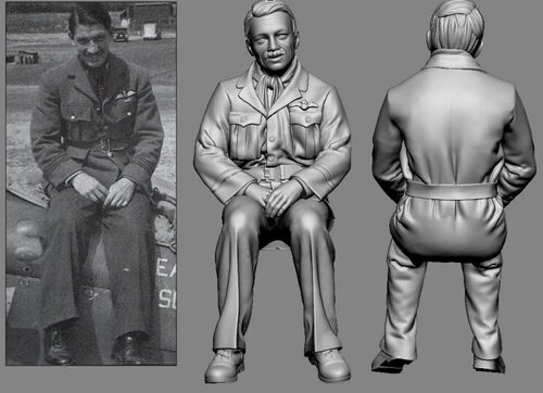 Peddinghaus-Decals 32081 British RAF WWII Aces - James Rankin (3D-Printed)