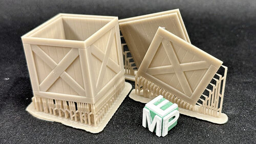 EMP3D 48040588 Skrzynia drewniana sześcian (1 metr) - Typ 4 (1 zestaw)