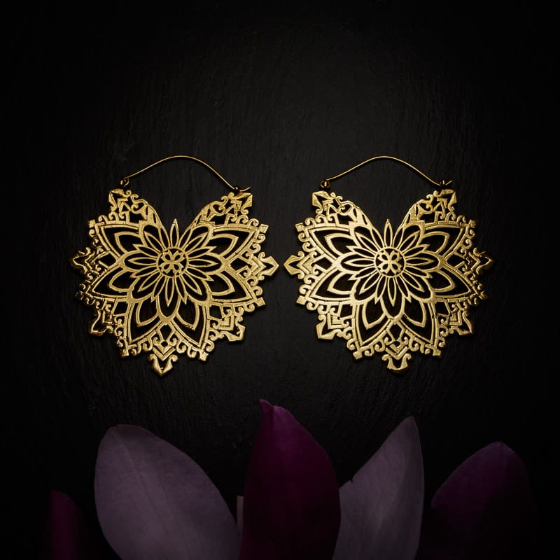 ABUNDANCE Brass Earrings