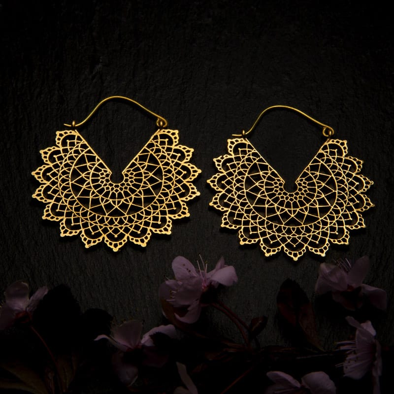 BASILICUM Brass Earrings