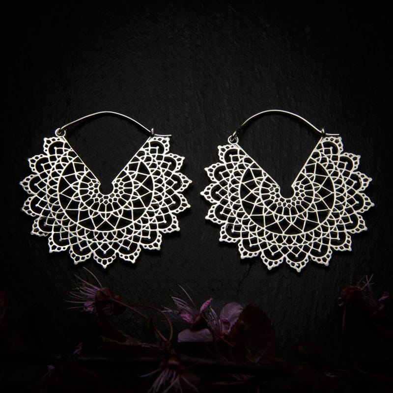 BASILICUM Silver Plated Earrings
