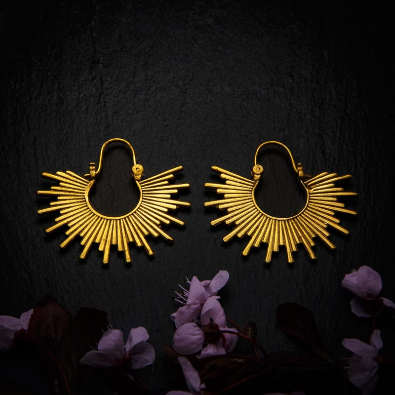 ICELAND Brass Earrings