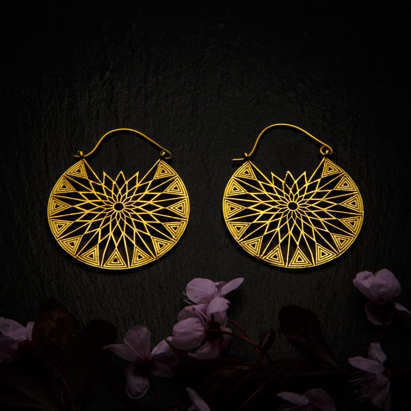 LAYLA Brass Earrings