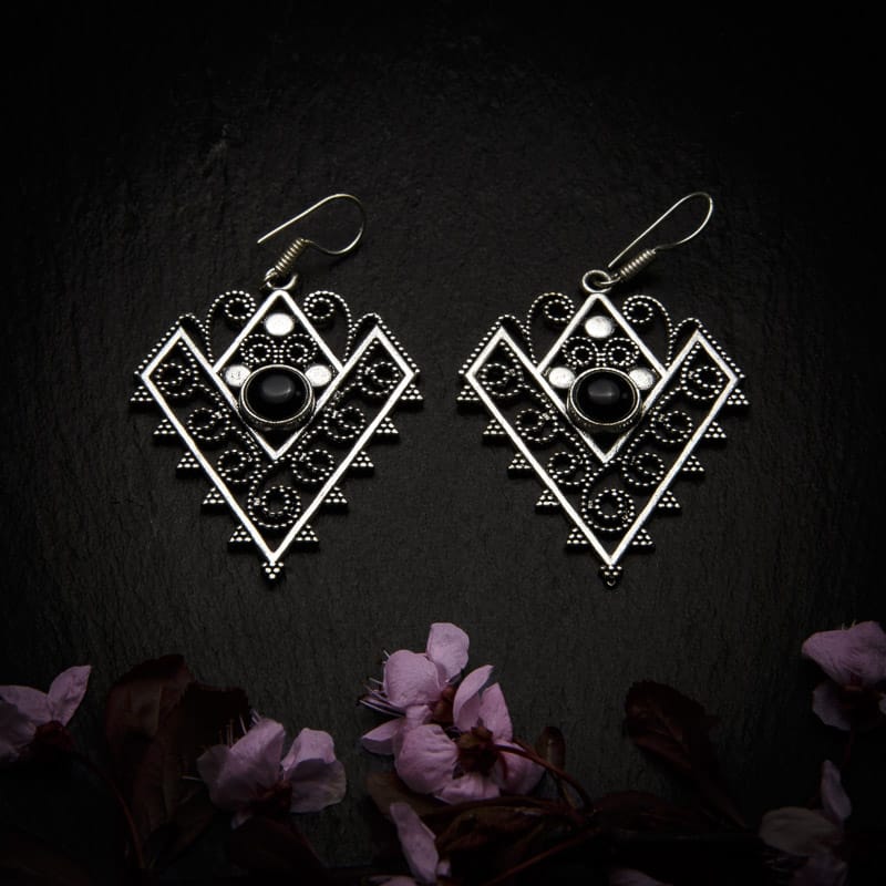 LOVE Silver Plated Earrings