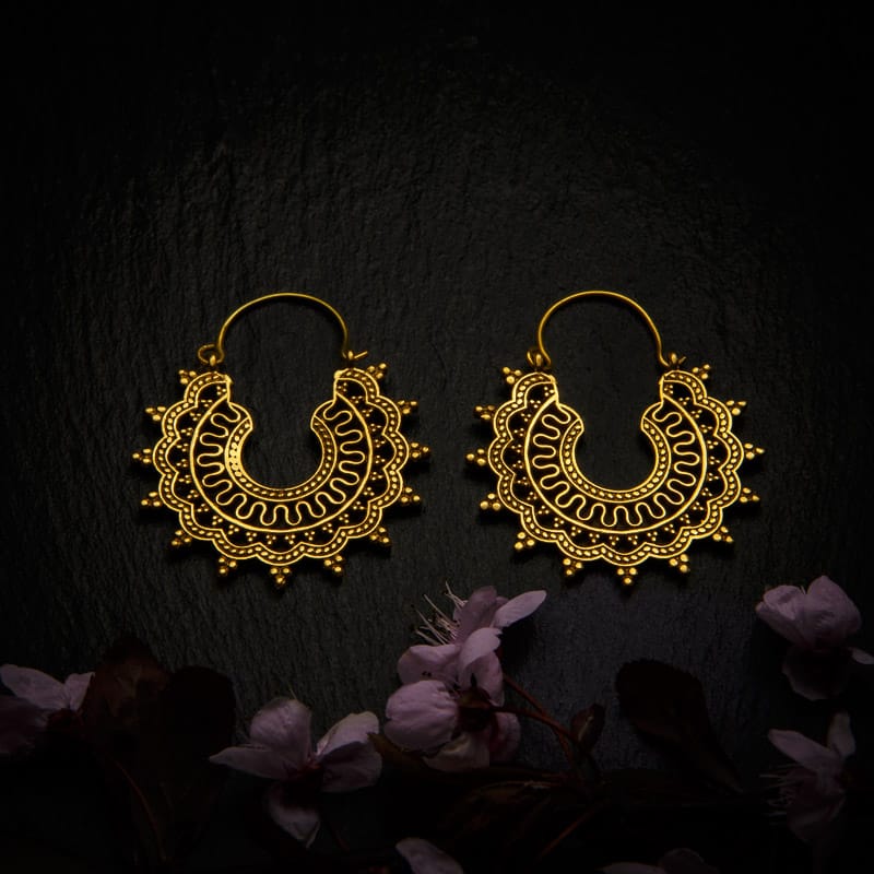 SRI LANKA Brass Earrings