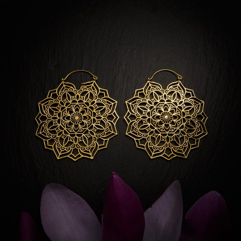 VEDA Brass Earrings
