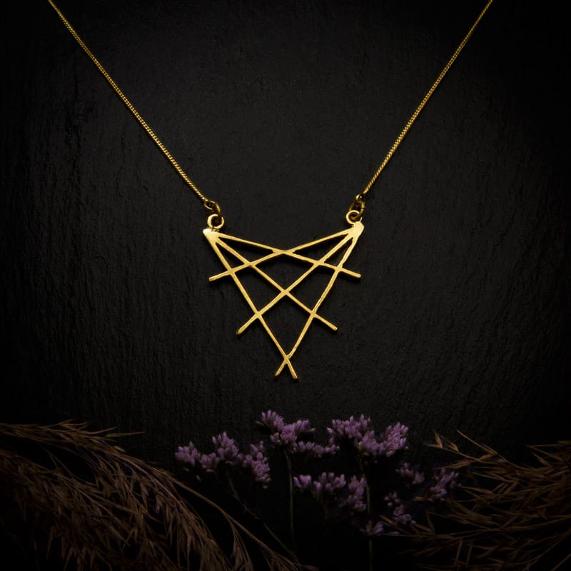SHIBUYA Brass Pendant Necklace