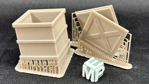 EMP3D 25040589 Skrzynia drewniana sześcian (1 metr) - typ 5 (1 zestaw)