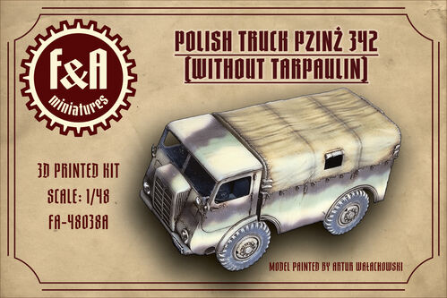 F&A Miniatures 48038A Pzinż 342 Without Tarpaulin