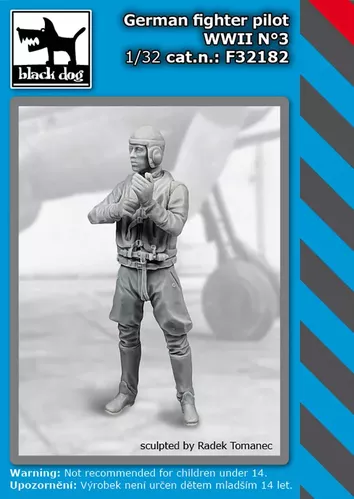 Black Dog F32182 German fighter pilot WW II N°3