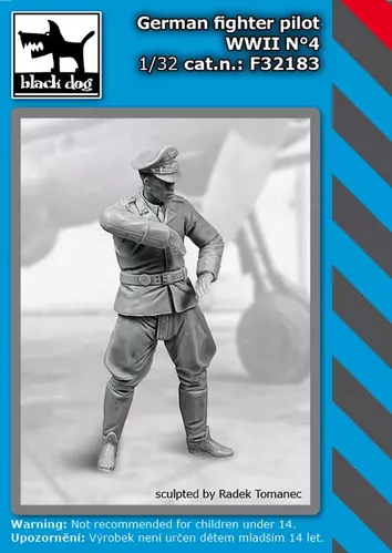 Black Dog F32183 German fighter pilot WW II N°4