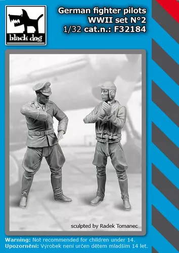 Black Dog F32184 German fighter pilots WW II set N°2