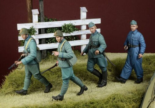 D-DAY miniature studio 35263 'For Queen & Country' Vol.2, WWII Dutch Soldiers Marching 1940