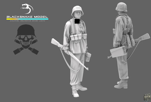 BlackSnake Model Waffen-11 German WWII Waffen SS Soldier 11 (1 figure)